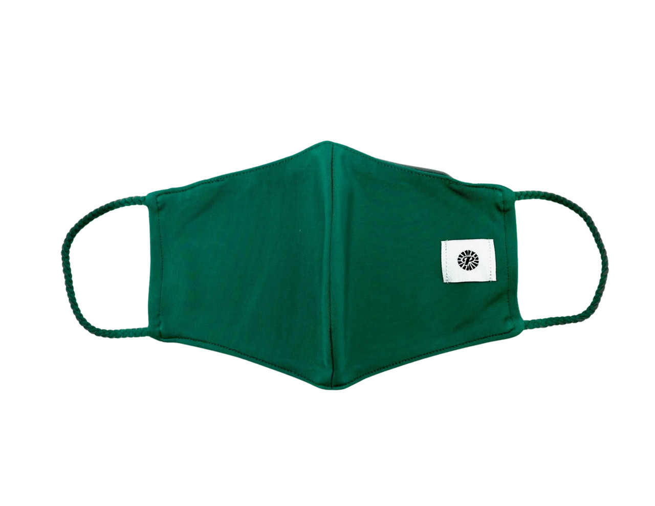 Pom Masks - DOUBLE LAYER REVERSIBLE - Bottle Green/Black - [Consumer ...