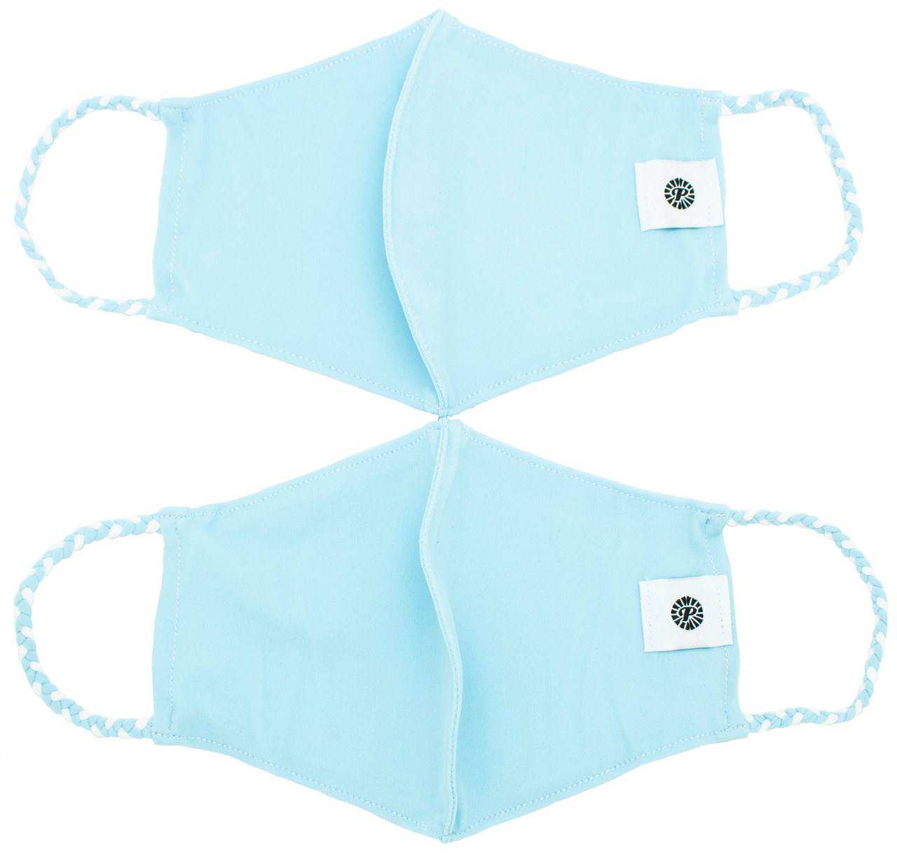 Pom Masks - Light Blue with White - 2/pk - [Consumer]Pomchies