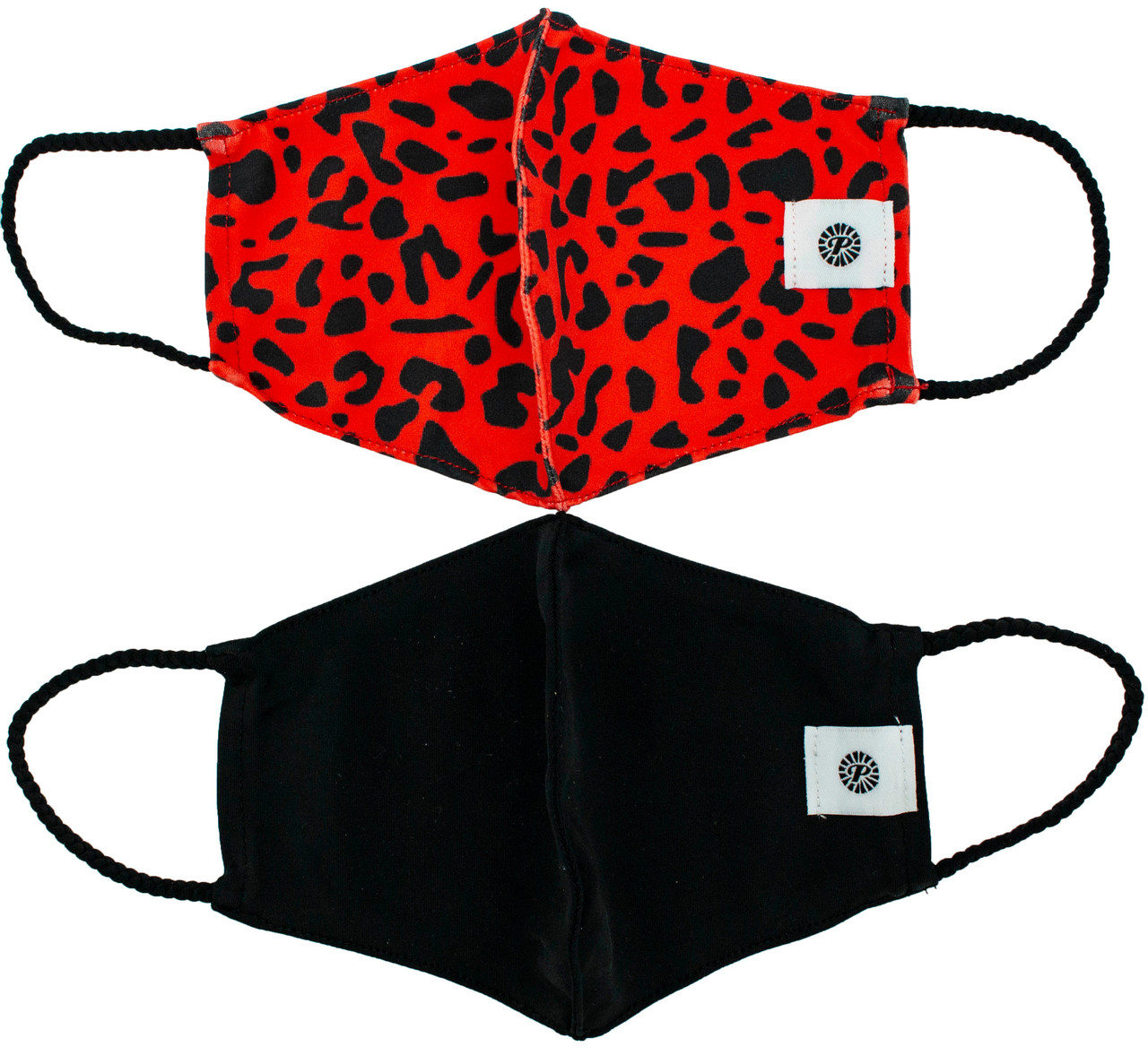 Pom Masks - Red Orange Leopard - 2/pk - [Consumer]Pomchies