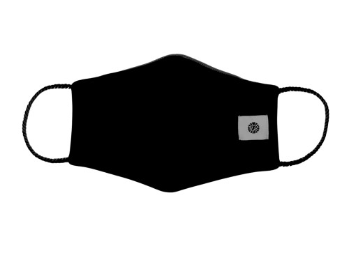 Pom Masks - DOUBLE LAYER REVERSIBLE - Solid Black - [Consumer]Pomchies