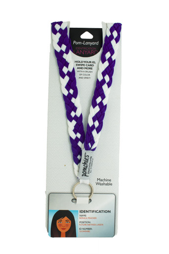 Breakaway Lanyard - Purple/White - [Consumer]Pomchies