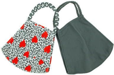 Pom Masks - Grey Leopard - 2/pk - [Consumer]Pomchies