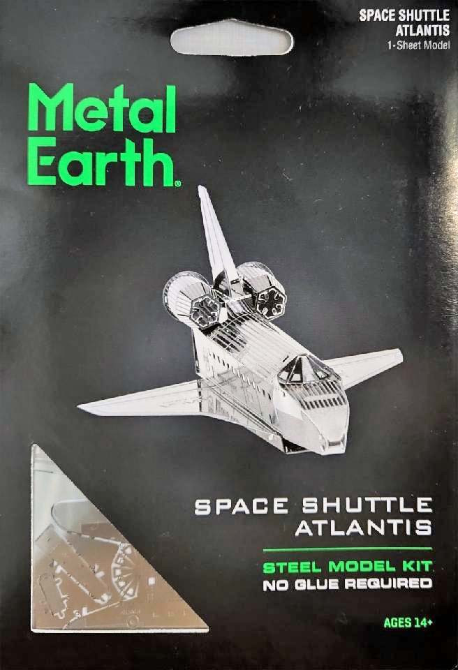 Metal Earth Atlantis Orbiter Model - Kennedy Space Center Space Shop