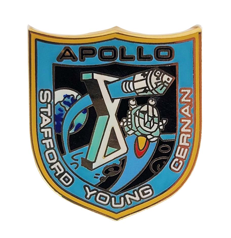 Apollo 10 Mission Patch Pin