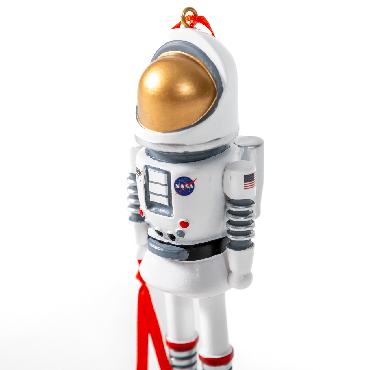 Kennedy Space Center Nutcracker Ornament White