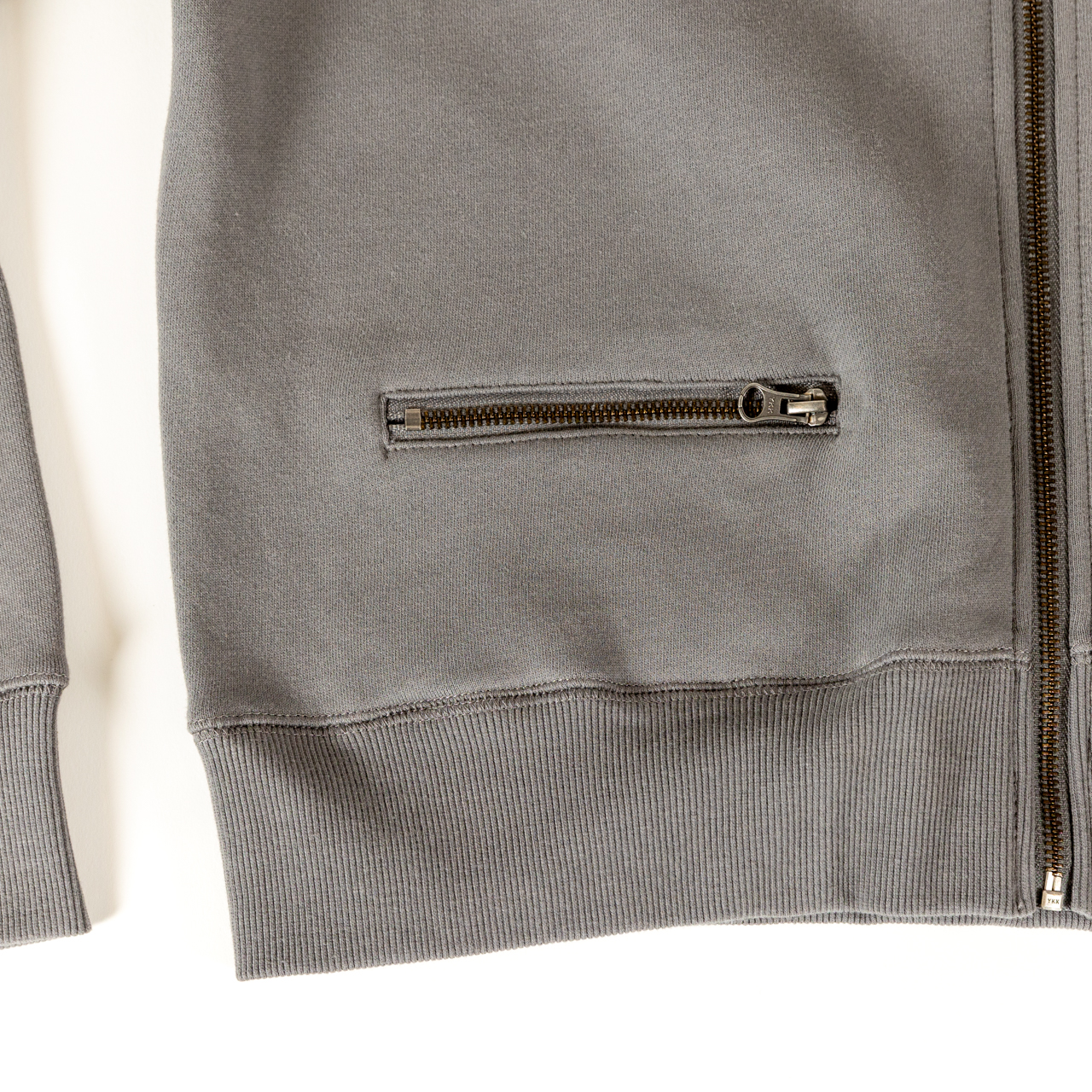 NASA Rocket Scientist Zip Up Sweatshirt Grey