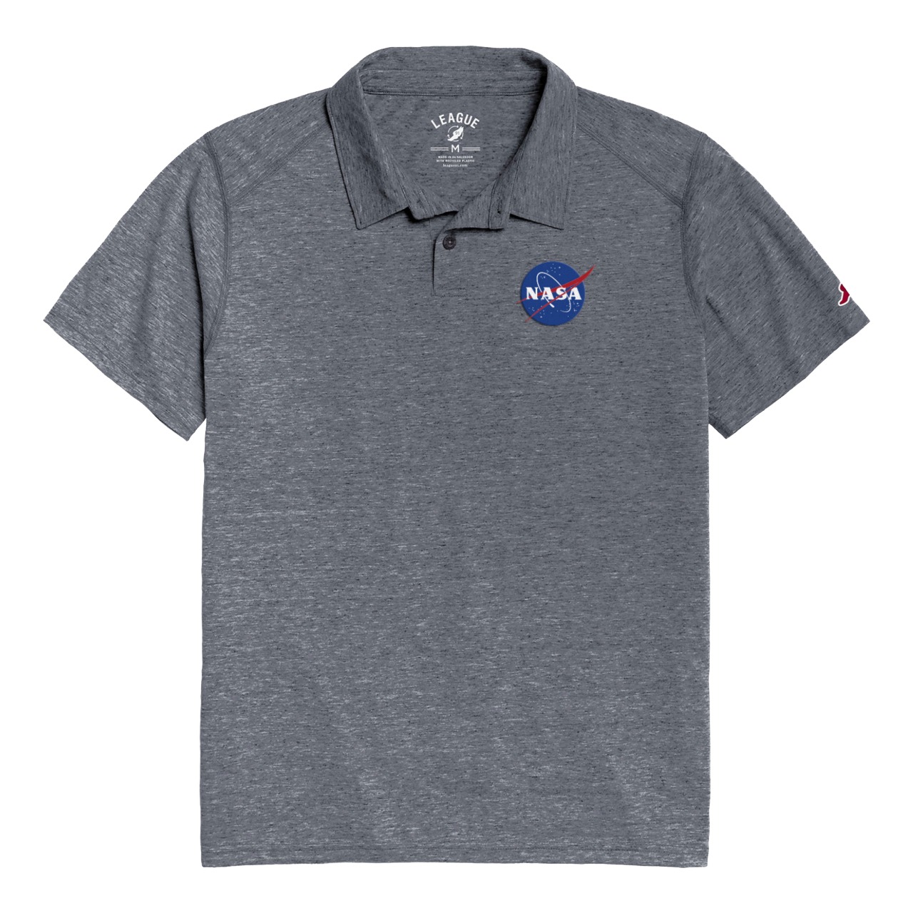 NASA Meatball Reclaim Polo Heather Navy
