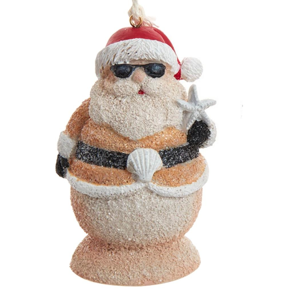 Sand Santa Ornament