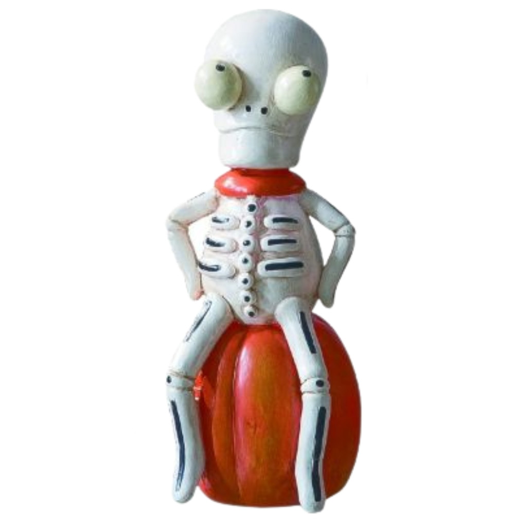 White Skeleton with Light Up Eyes