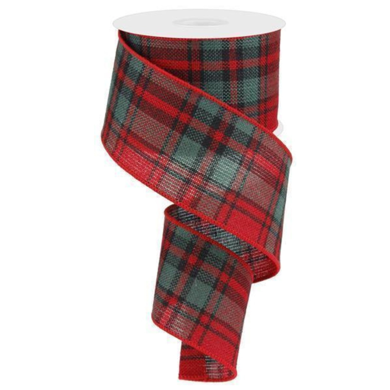 Plaid christmas ribbon store