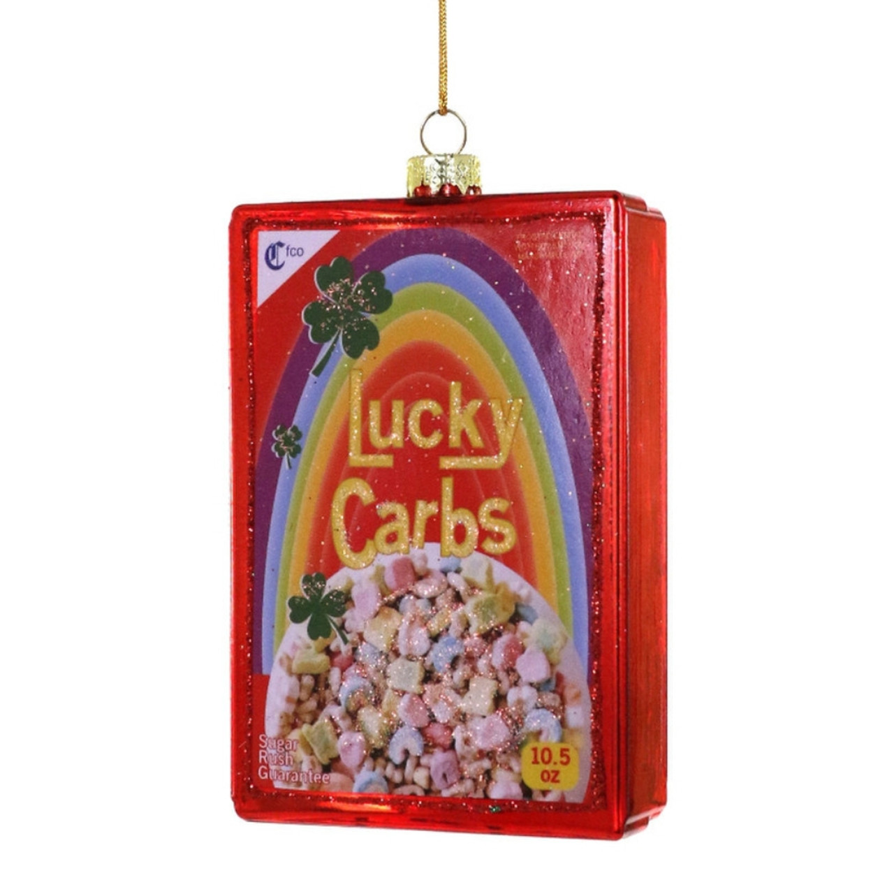 Cody Foster Glass Lucky Carbs Ornament Cody Foster Glass Lucky Carbs Ornament