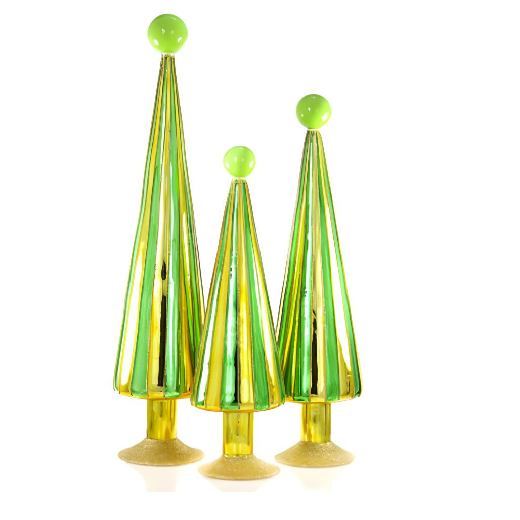 Carnival Trees - Green Set of 3