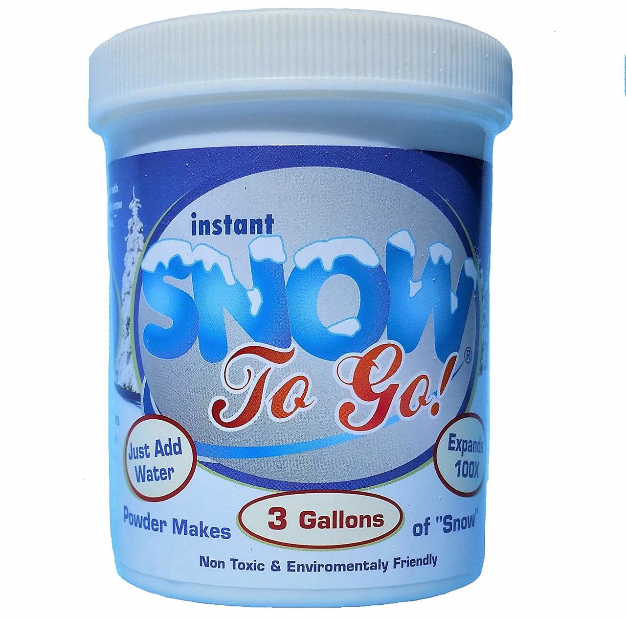 INSTANT SNOW TO GO! REAL LOOKING SNOW IN A JAR! - The Christmas Loft