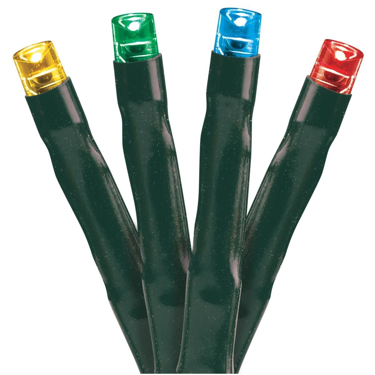 Lumineo 1512 LED Multi-Colored Cluster Lights Green Wire | The ...