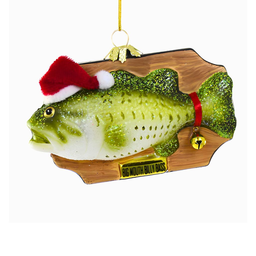Singing Bass Fish Christmas Ornament