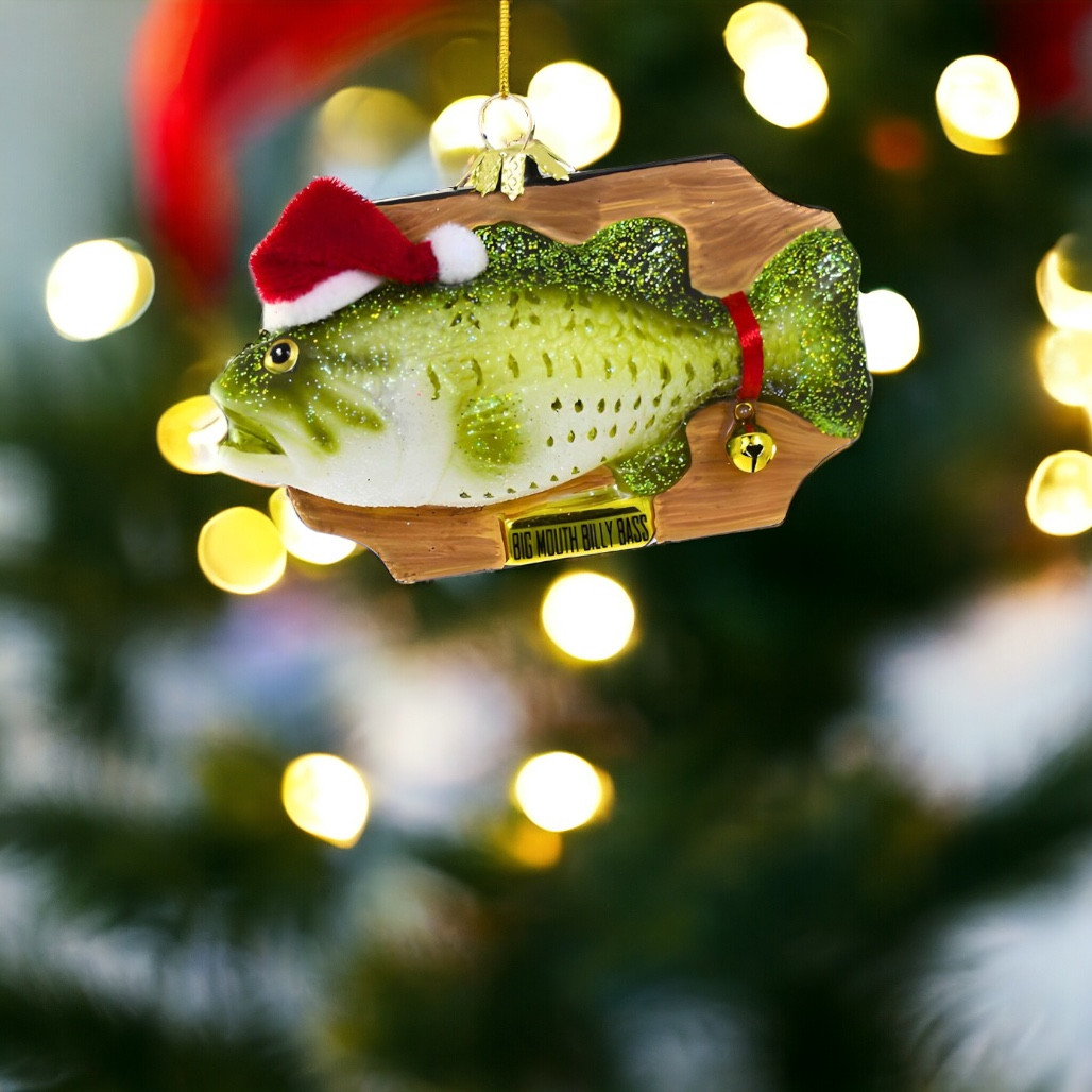 Singing Bass Fish Christmas Ornament