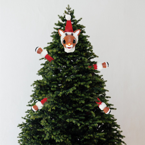 Rudolph the Rednosed Reindeer themed Christmas Decor.