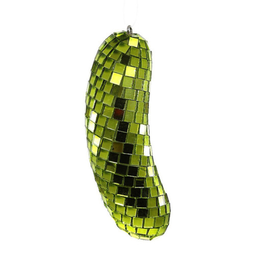 Cody Foster Glass Disco Pickle Ornament