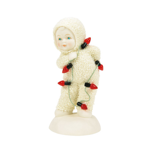 Snowbabies Cloaked in Christmas Spirit Figurine