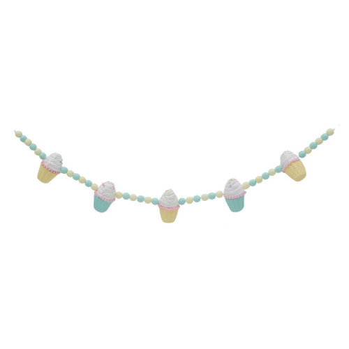 Holiday Pastel Cupcake Garland