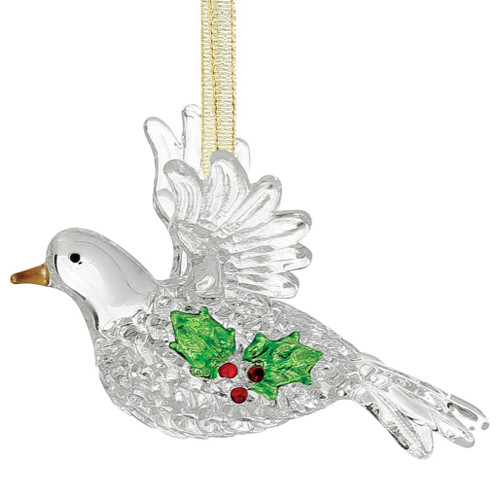 Spun Glass Dove Ornament | The Christmas Loft