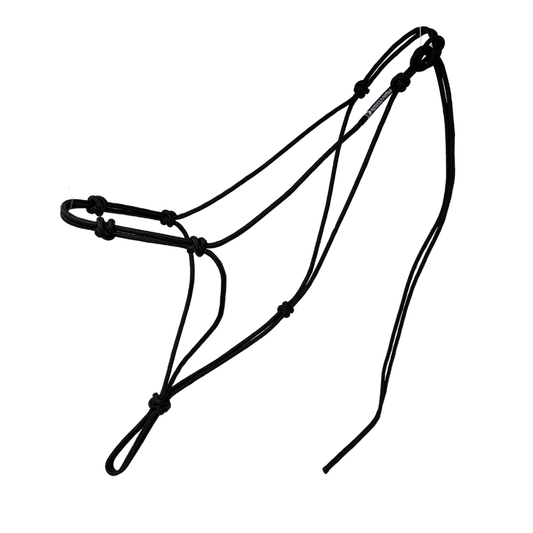 3/16" Stiff 4-knot Halter(lumpy and fuzzy rope) - Knotty Girlz ...