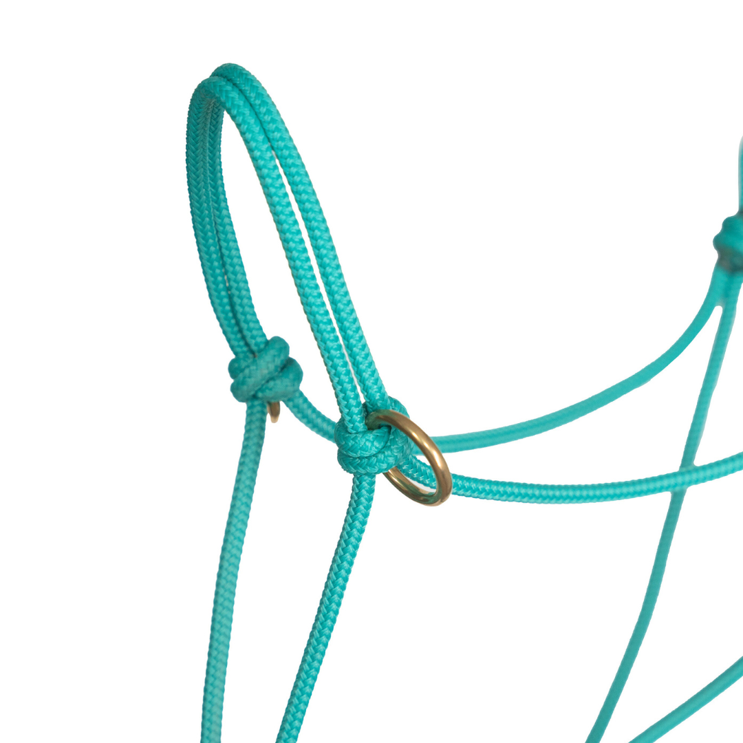 Leather Quick Release - Side Pull Halter - Knotty Girlz Equestrian Products