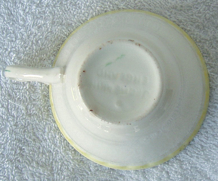 1930's ~ 1940's J & G MEAKIN SOL Lemon & Lime Teacup