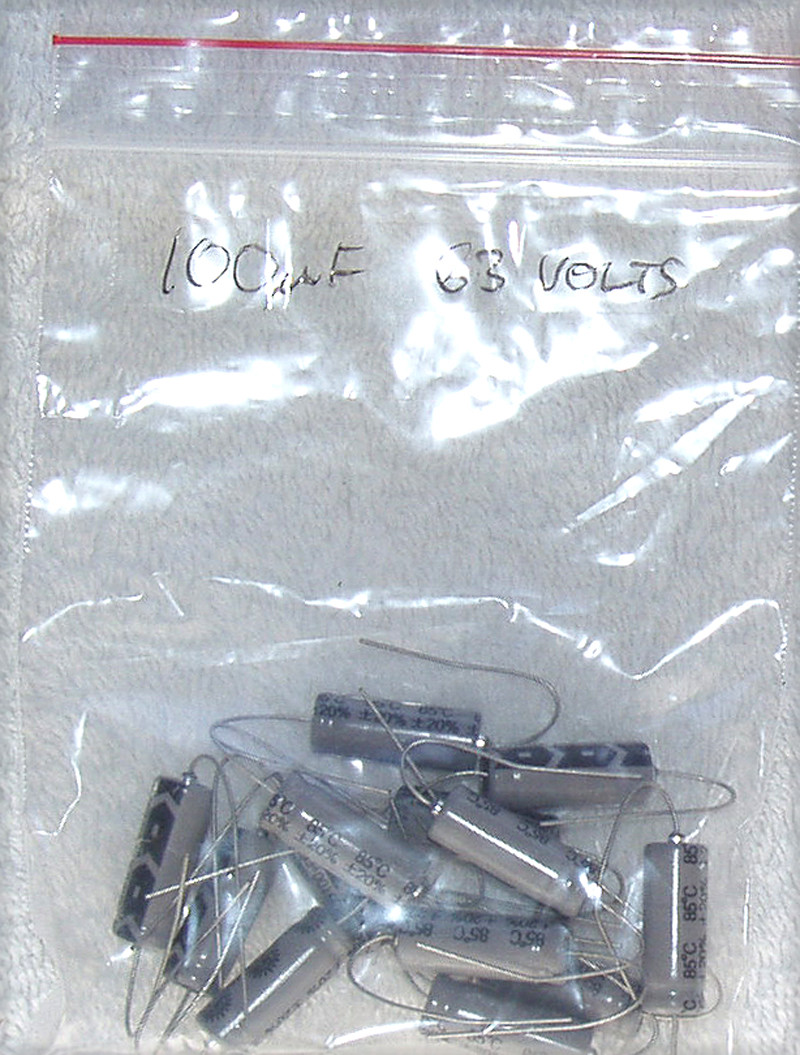 SUN Electrolytic Capacitor 100uF 63V NEW Old Stock