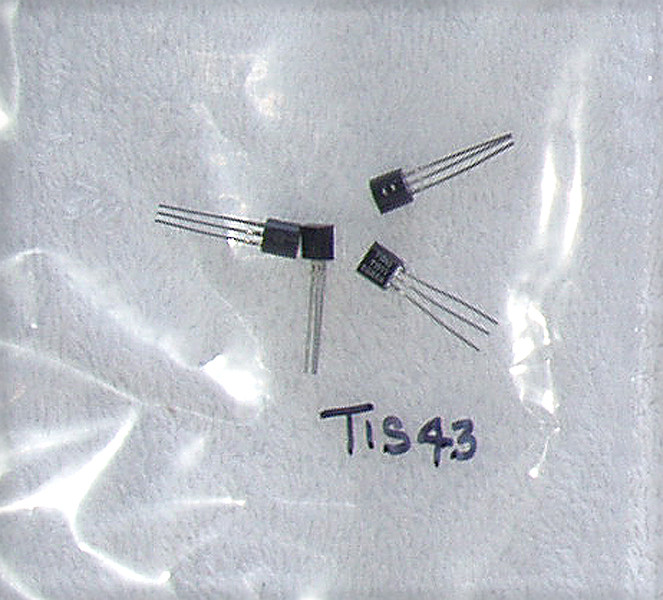 TEXAS INSTRUMENTS TIS43 Unijunction Transistor NEW Old Stock