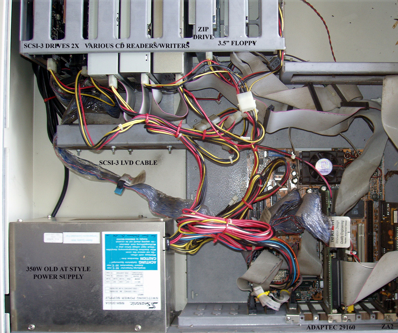 TEKRAM (Amphenol) Ultra3 SCSI Daisy Chain Interface 115cm Cable 4 Port ...