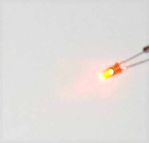 ORANGE Led 5mm Clear Lens NEW Old Stock