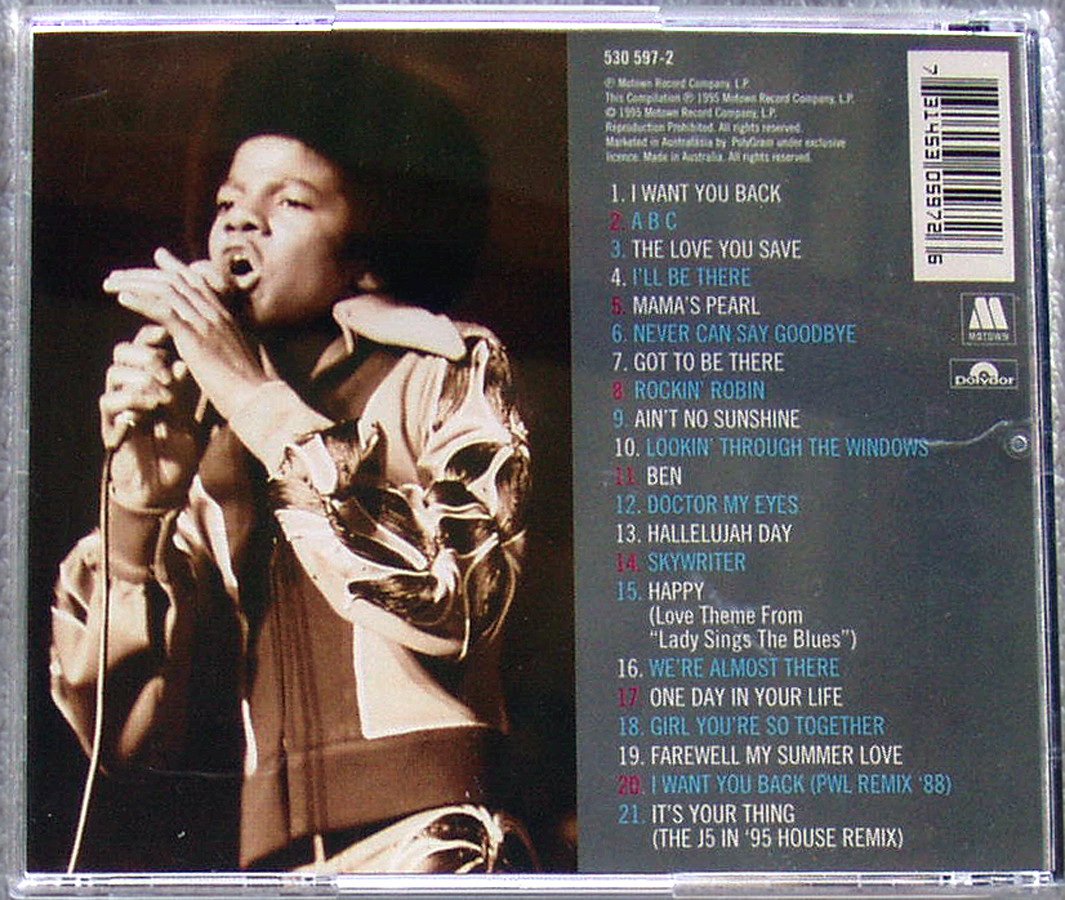 Funk Soul Disco MICHAEL JACKSON WITH THE JACKSON FIVE The Very Best Of ...