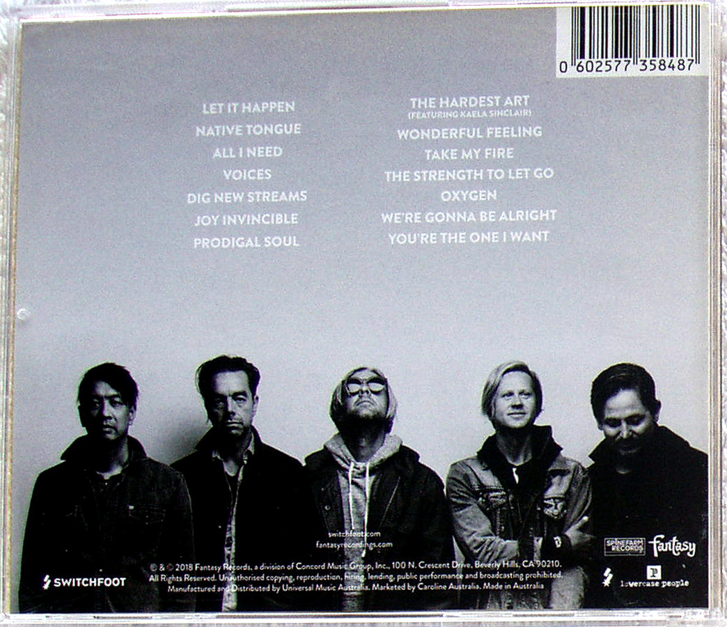 Rock Pop SWITCHFOOT Native Tongue CD 2019
