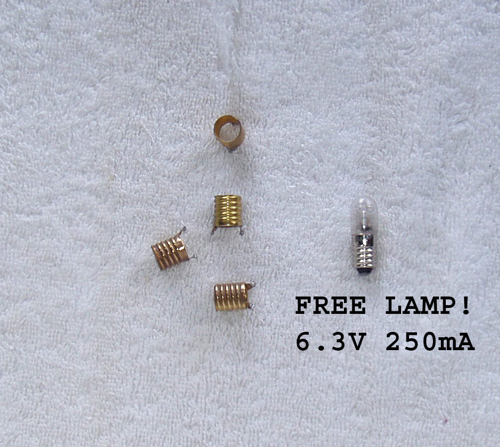 1970's Incandescent Edison Screw PCB Mounting Lamp Socket USED Tested