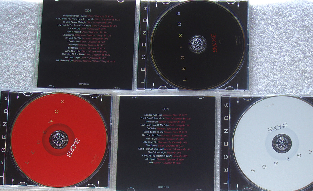Pop Rock SMOKIE Legends 3x CD Box Set (Compilation) 2005