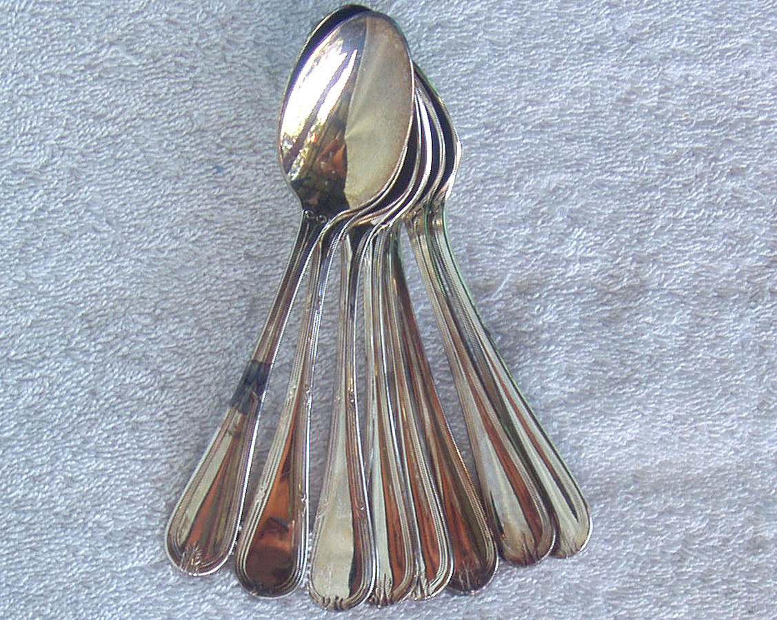 MYTTON RODD (Australia) GROSVENOR (Pattern #1) Silver Plate Teaspoon ...