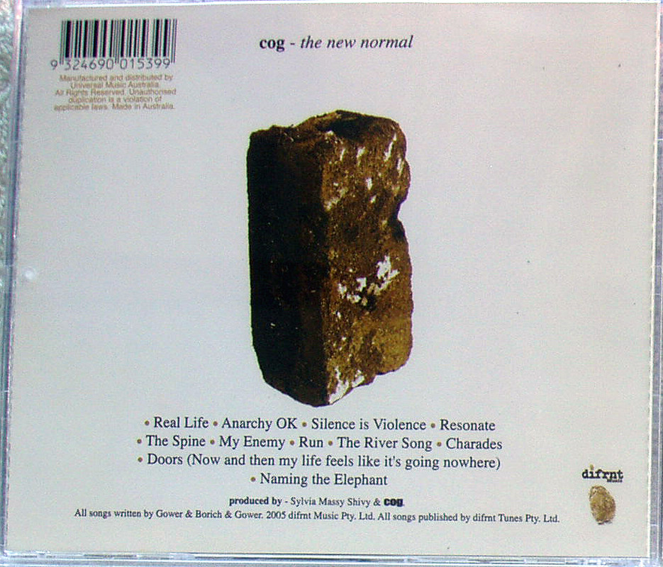 Alternative Progressive Rock COG The New Normal CD (Reissue) 2007