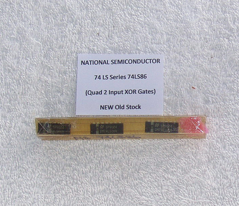 NATIONAL SEMICONDUCTOR 74 LS Series 74LS86 (Quad 2 Input XOR Gates) NEW ...