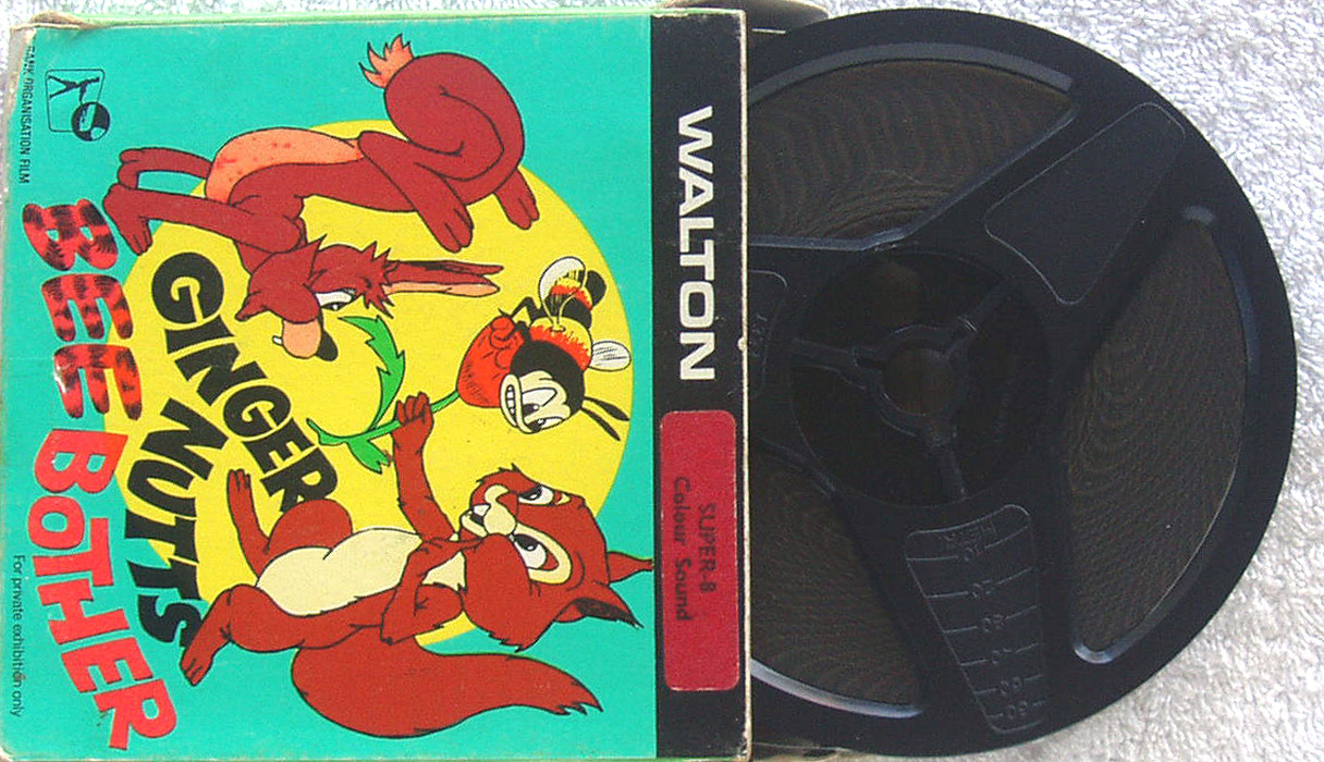 Waltons Super 8 Film GINGER NUTTS Bee Bother Colour With Sound (#B555)