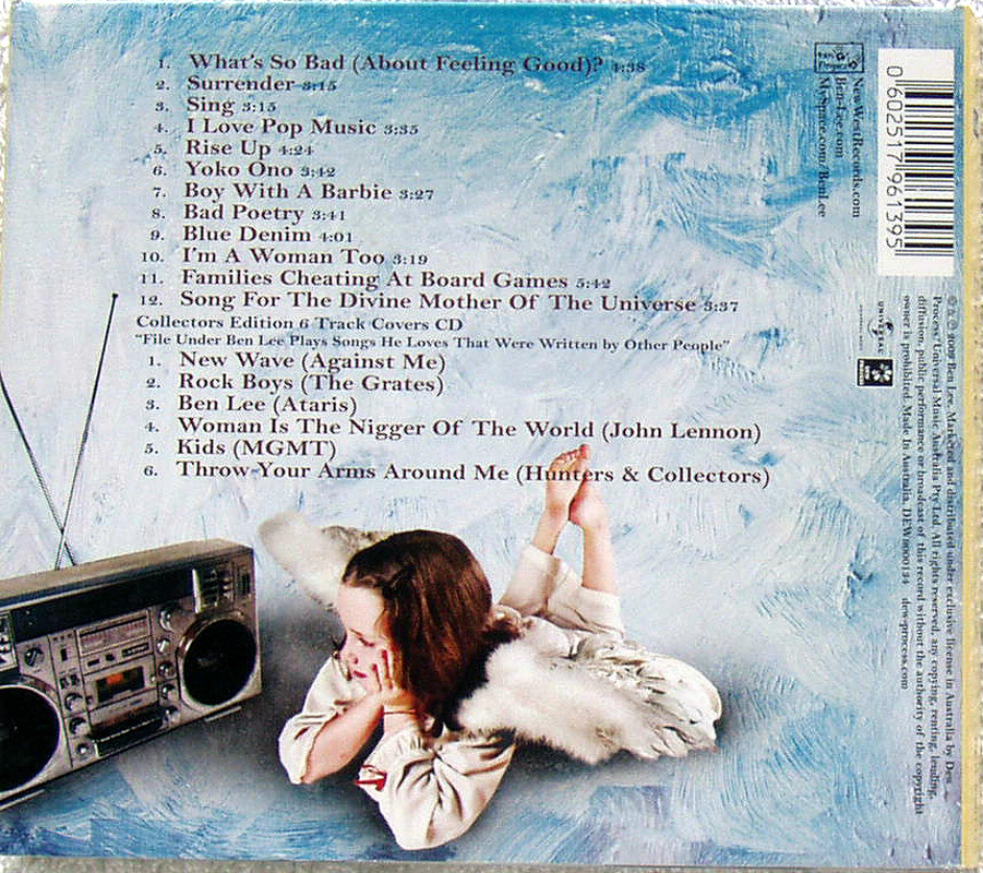 Pop Rock Alternative Rock - BEN LEE The Rebirth Of Venus 2x CD ...