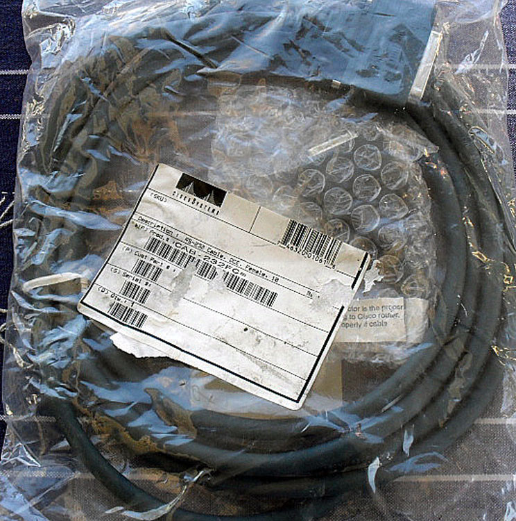 CISCO 72-0794-01 CAB-232-FC Serial DCE RS232 Cable 10ft