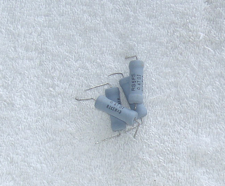 RICKENOHM 0.47 Ohm (0R47) 5 Watt Ceramic Resistor (1) USED
