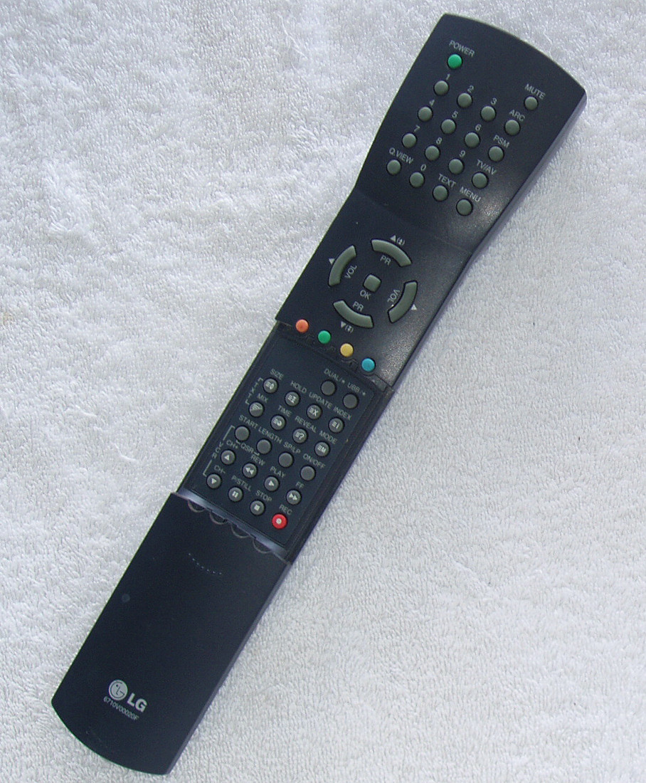 Genuine Retro LG Large Screen Television Remote Control Model ...