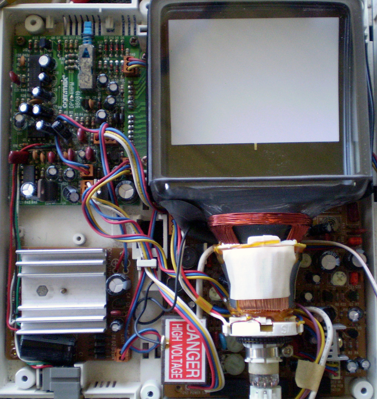 Miniature 4" x 4" SIDE PROJECTION CATHODE RAY TUBE (Electromagnetic ...