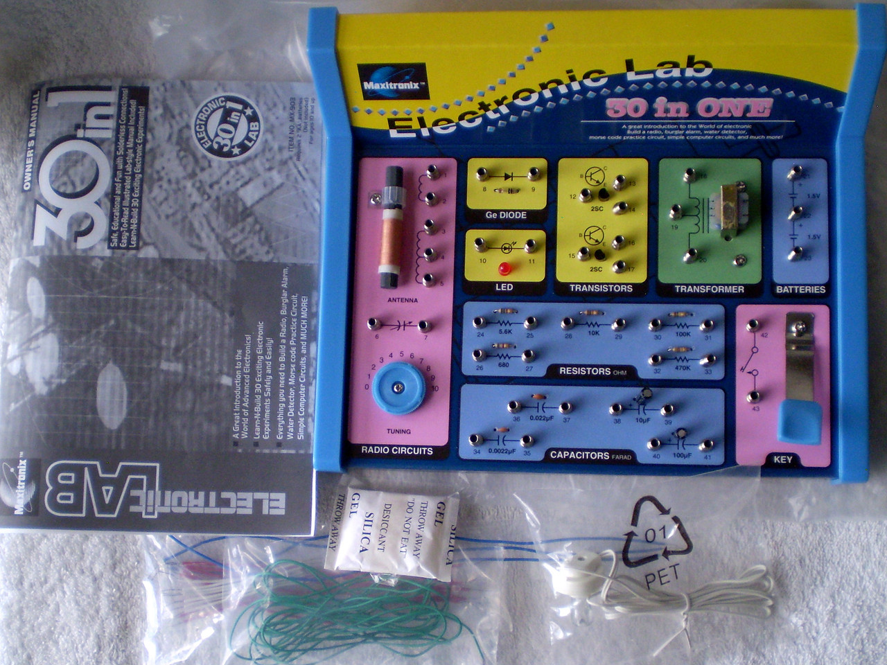 MAXITRONIX (China) MX-903 Electronic Lab 30 In 1 Introduction To ...