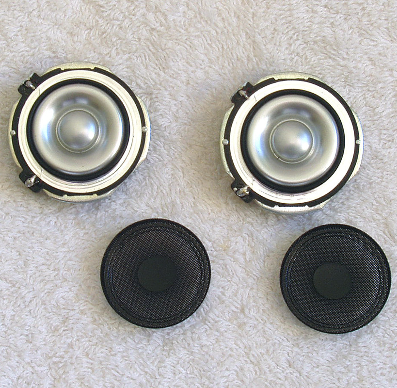 PEERLESS Ring Dome Tweeters (2) 1" 80W RMS 8 Ohm