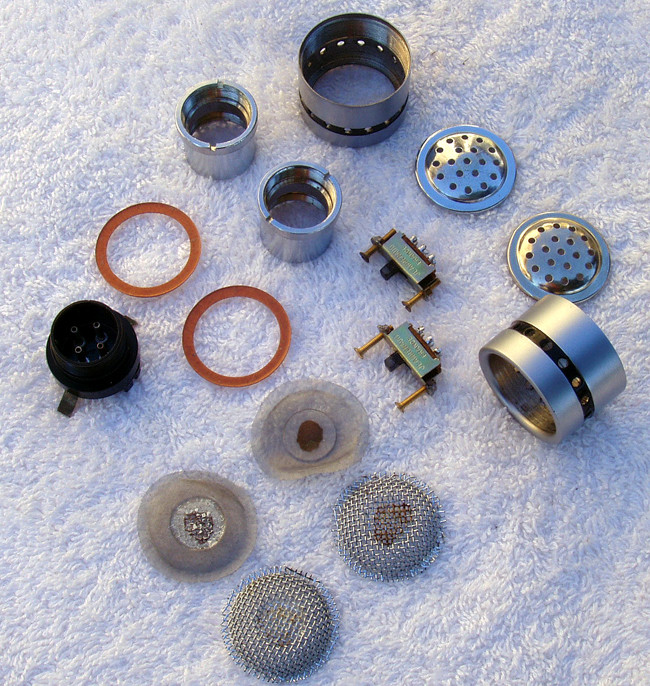 VINTAGE GELOSO (Italian) Dynamic Microphone Spare Parts Pack USED
