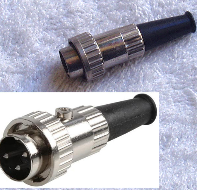 PREHKEY TECH 3 Pin DIN Male Locking Audio Plug