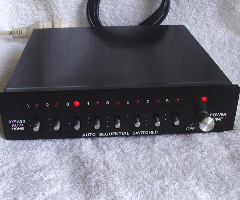 8 Channel Analog Composite Video Signal Sequential Switcher